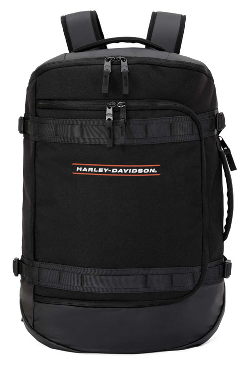 Harley-Davidson® Water-Resistant Racing Travel Duffel Bag/Backpack ...