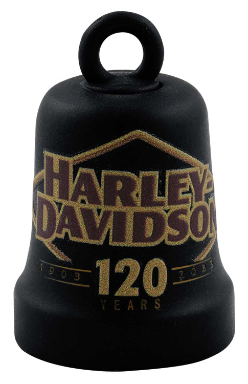 Harley-Davidson® 120th Anniversary Black Bell Shaped Ride Bell ...