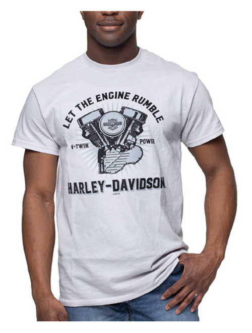 Harley-Davidson® Men's Engine Rumble Short Sleeve Crew-Neck T-Shirt ...