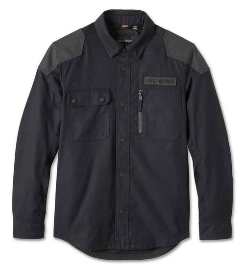Harley-Davidson® Men's Willie G Skull Operative Riding Shirt Jacket ...