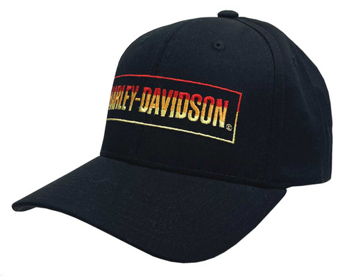 Harley-Davidson® Men's Embroidered Retrowaves Stretch Fit Baseball Cap ...