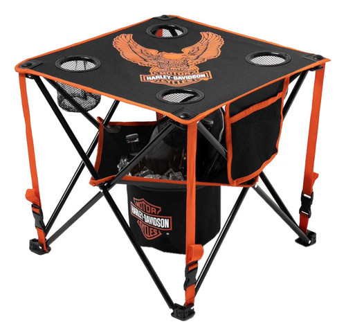 Harley-Davidson® Bar & Shield Eagle Folding Table w/ Storage Bag ...
