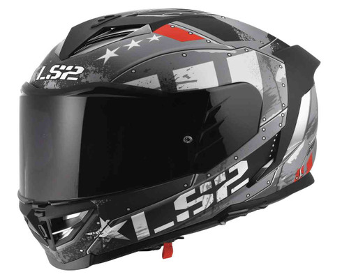 LS2 Helmets Assault III Trench Full Face Motorcycle Helmet W/ SunShield ...