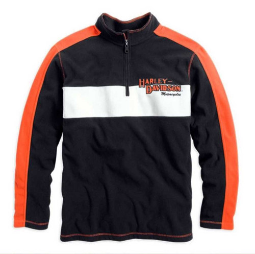 Harley-Davidson® Men's 1/4-Zip Prestige Fleece Pullover 99086-14VM ...