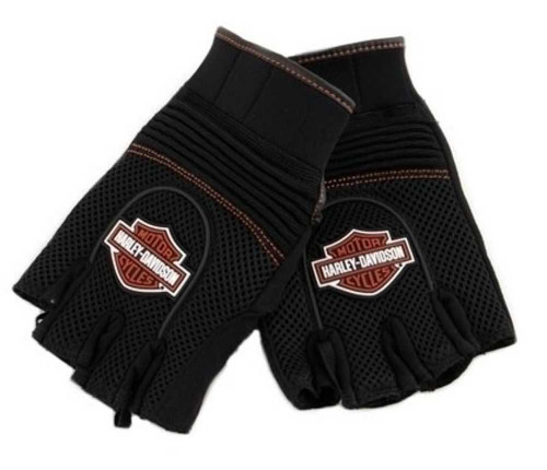 Harley-Davidson® Men's Bar & Shield Fingerless Mesh Gloves 98262-07VM ...