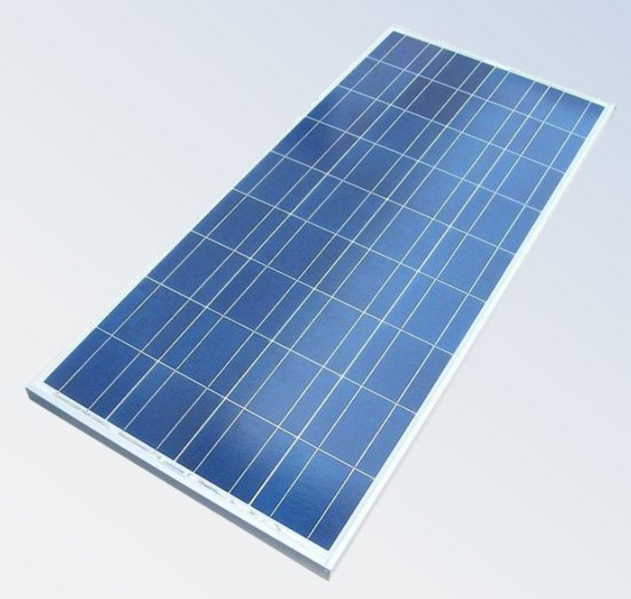 Solartech Power SPM130P-SWP-F 130W 24V Solar Panel with Large J-Box
