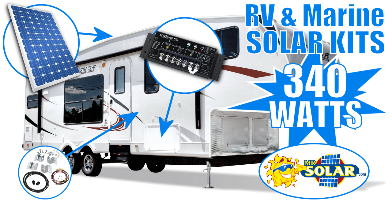 Mr. Solar® RPS-1 205 Watt Remote Solar Solar Power System Kit