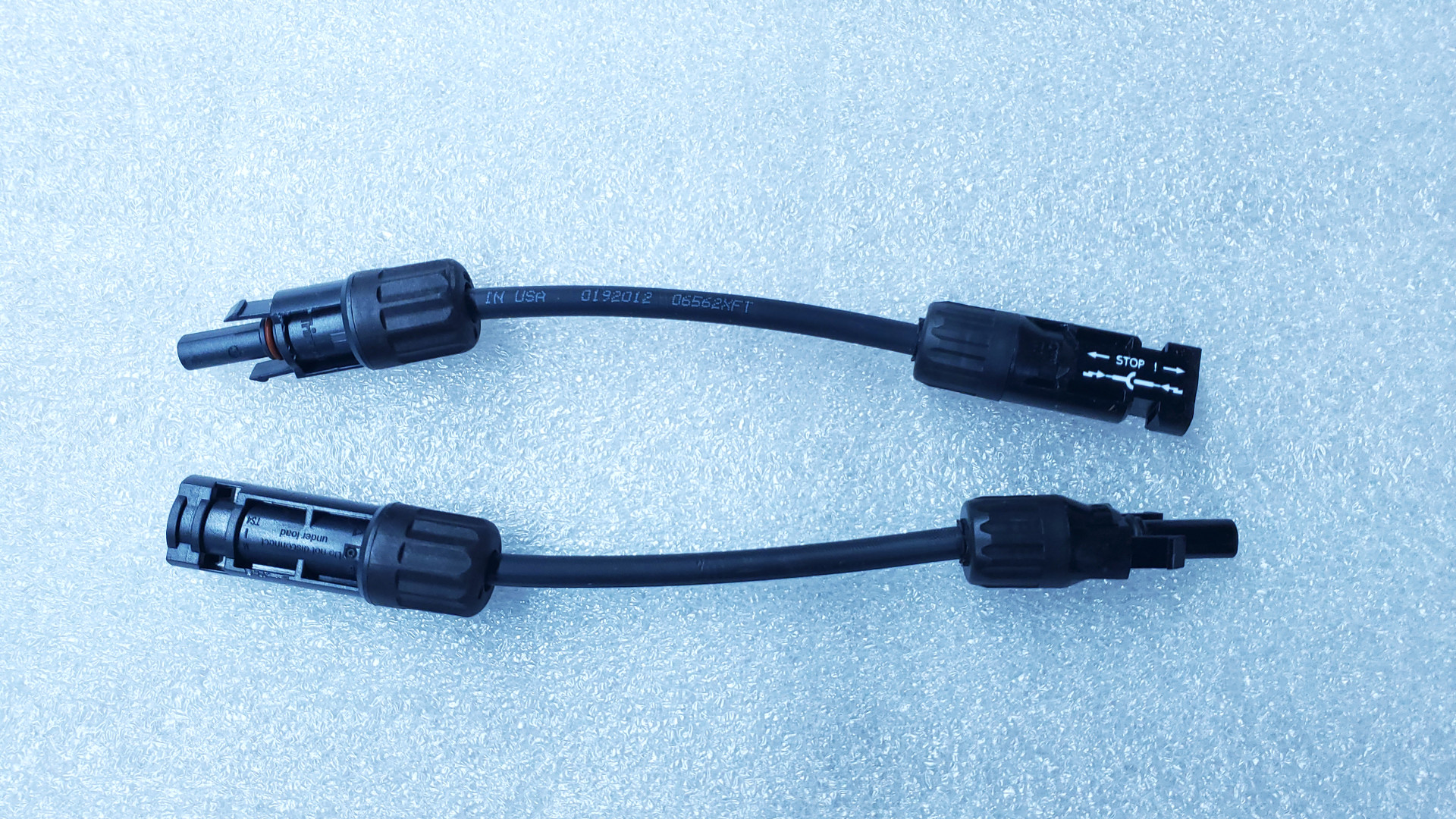 MC4 to TS4 6" Adapter Cable - (M/F) Pair - Mr. Solar®