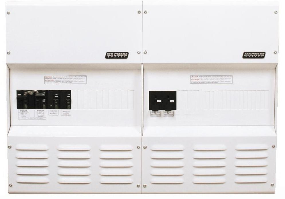 Magnum Energy MPDH175 Dual Panel Enclosure 175 Amp DC Dual 30 Amp AC