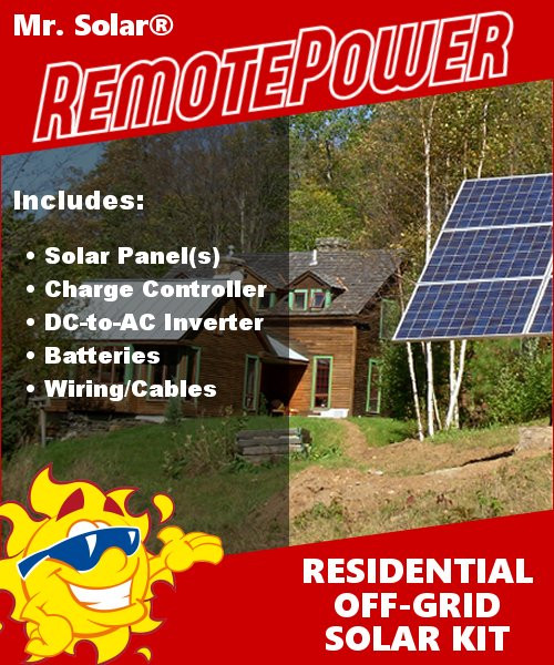 Small Off-Grid Solar Power Kits