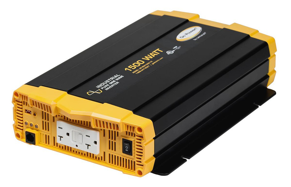 Go Power! GP-ISW1500-12 1500W 12V Pure Sine Wave Inverter w/GFCI