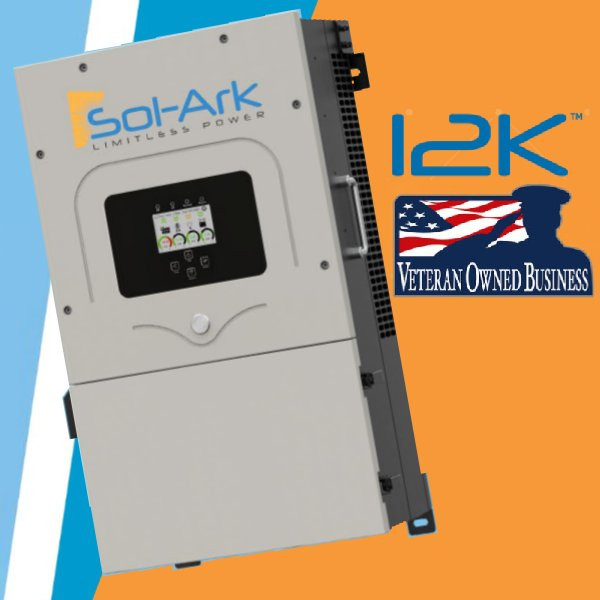 Sol-Ark Limitless Power 12K 120/240/208V 48V Hybrid Solar Battery ...