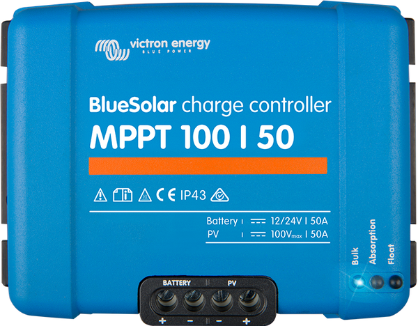 Victron Energy SCC110050210 SmartSolar 50 Amp 12/24V MPPT100/50 Charge ...