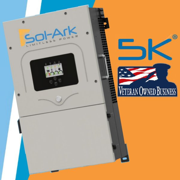 Sol-Ark Limitless Power 5K 120/240/208V 48V Hybrid Solar Battery System ...