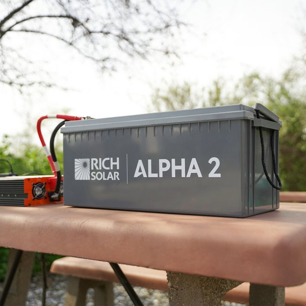 Rich Solar ALPHA 2, 12V 200Ah Lithium Battery w/ Internal Heat ...