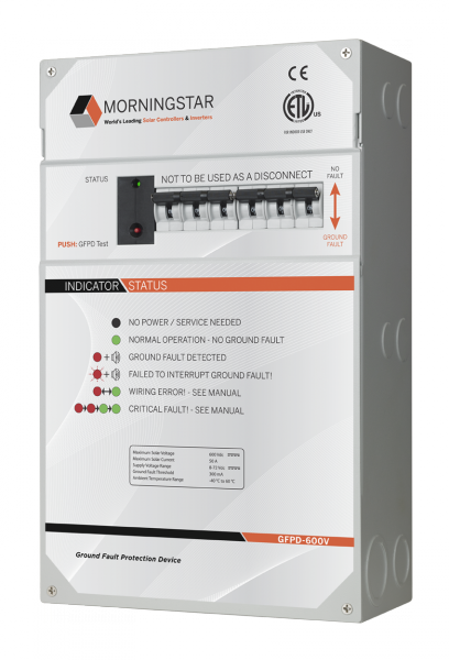 Morningstar GFPD600 600 Volt Ground Fault Protection Device