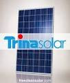 Trina Solar TSM255 255 Watt 24V Poly Solar Panel w/Black Frame