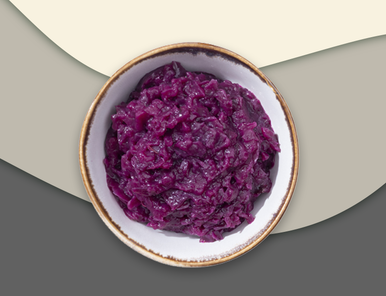 Extra Rode kool met appel