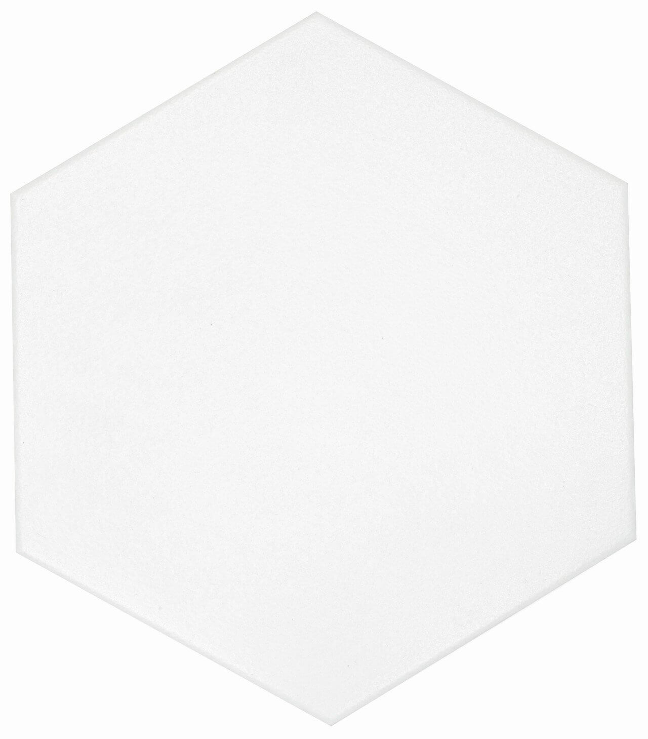 Old Town 4" White Matte Hexagon Tiles - Portland Direct Tile & Marble
