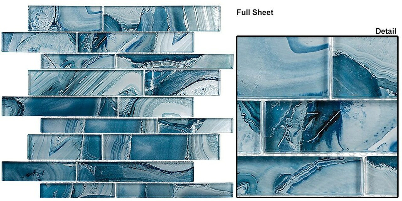 Magical Forest Periwinkle Dust Glass Tiles SKU: MGF-625 - Portland ...