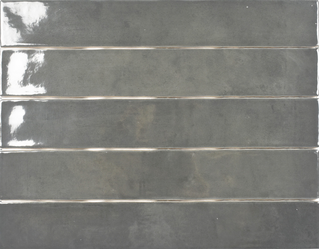 Zellige Dark Gray Gloss 2.5"x16" Ceramic Wall Tiles - Portland Direct ...