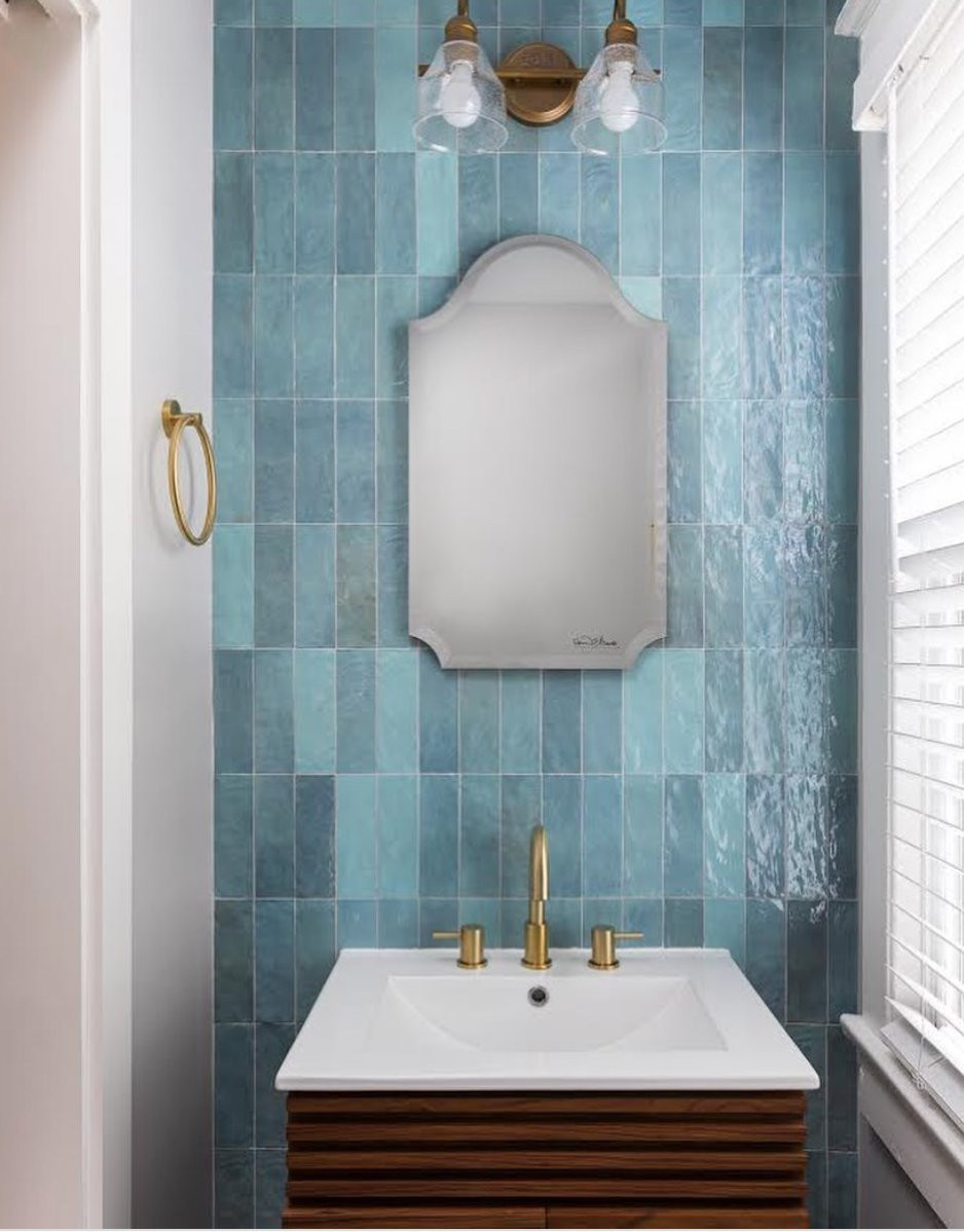 Trinity Aqua Gloss 2.6x7.9 Ceramic Tile - Portland Direct Tile & Marble