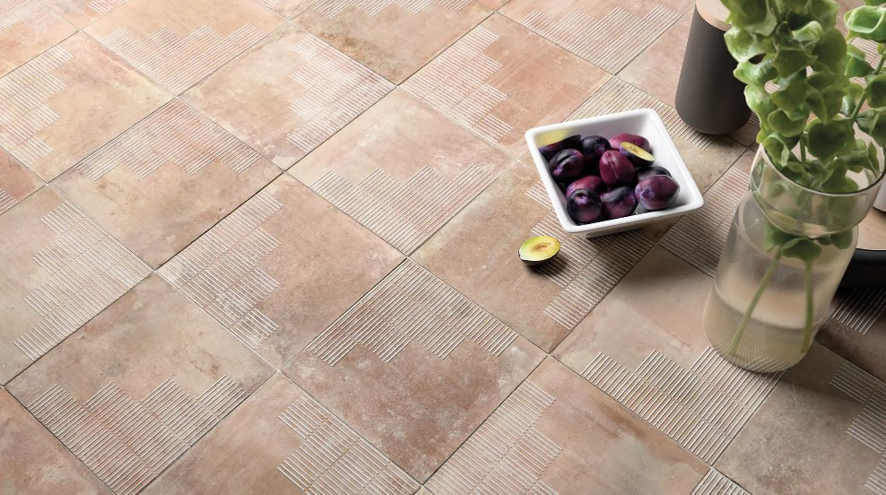 Chateau Lines Cotto 7x7 Tile - Portland Direct Tile & Marble