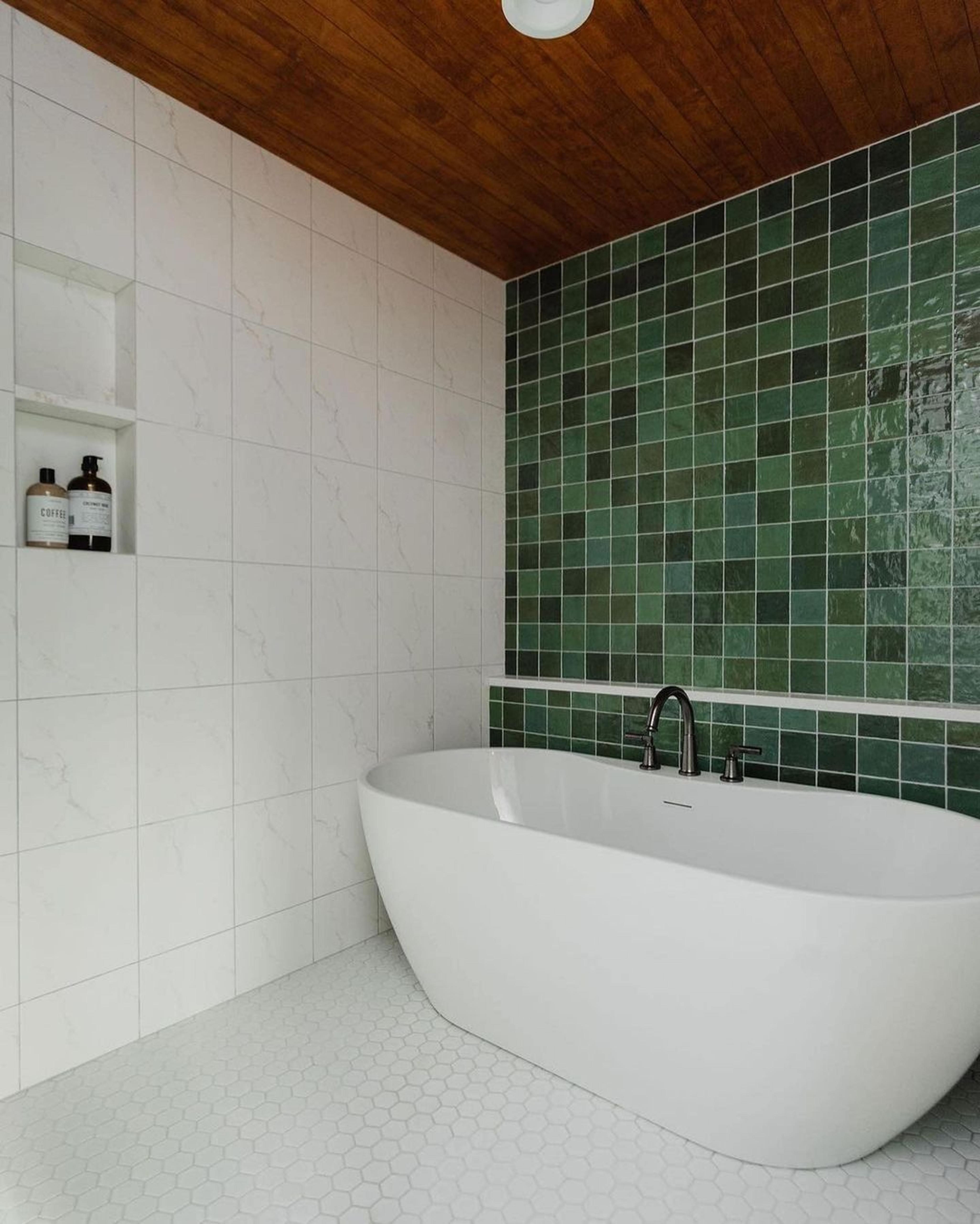 Trinity Green Gloss 2.6x7.9 Ceramic Wall Tile - Portland Direct Tile ...