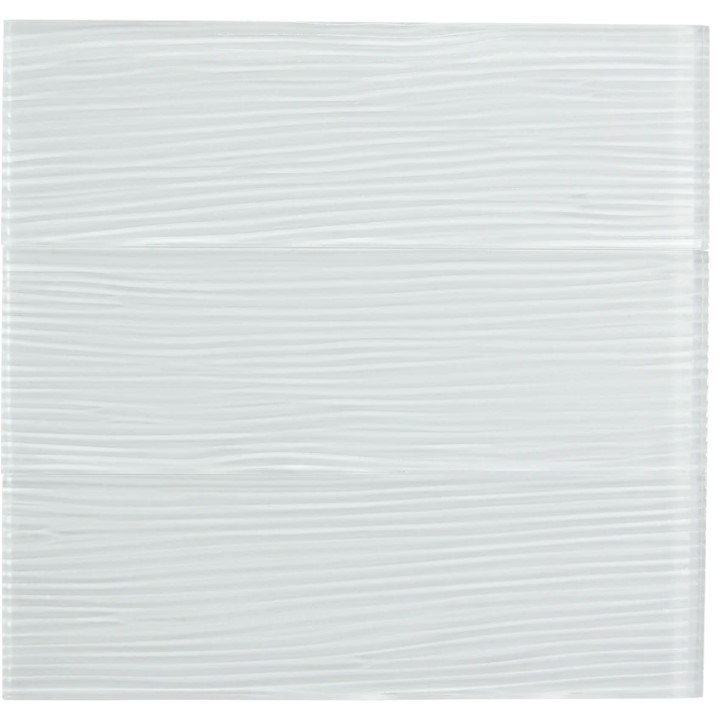 White Wave 4x12 Glass Tile - Portland Direct Tile & Marble