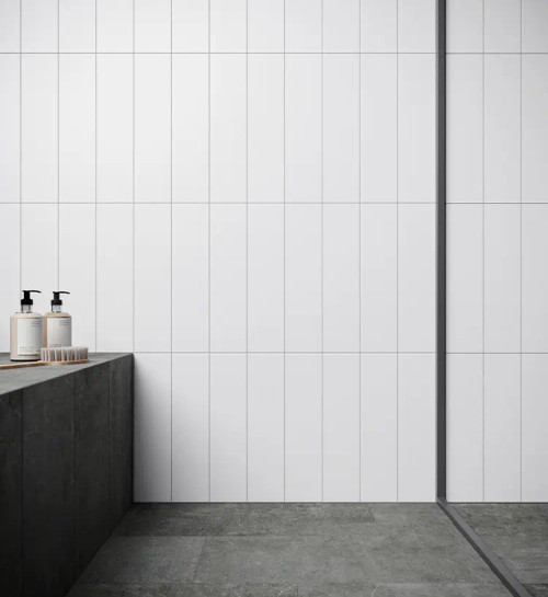 Ice White Matte 4x16 Ceramic Wall Tile - Portland Direct Tile & Marble