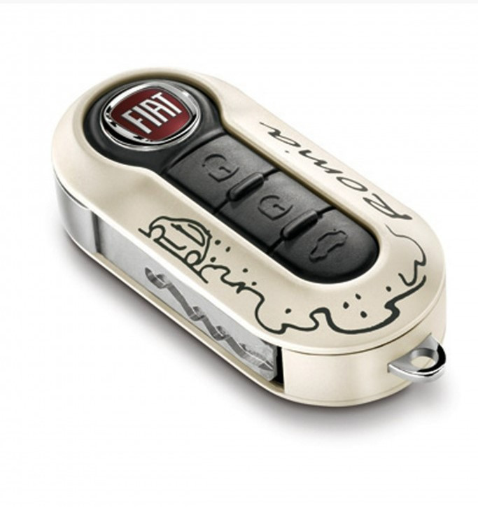 Genuine Fiat Key Covers Rome Twin Pack