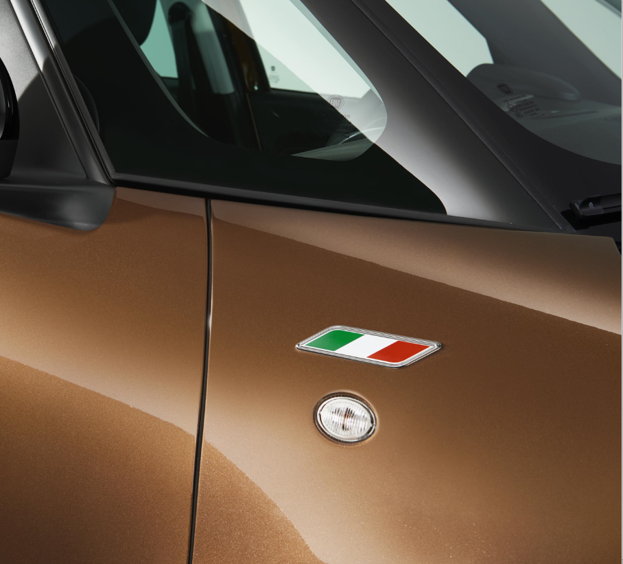 Genuine Fiat 500L - Front Wing Badge Italian Flag