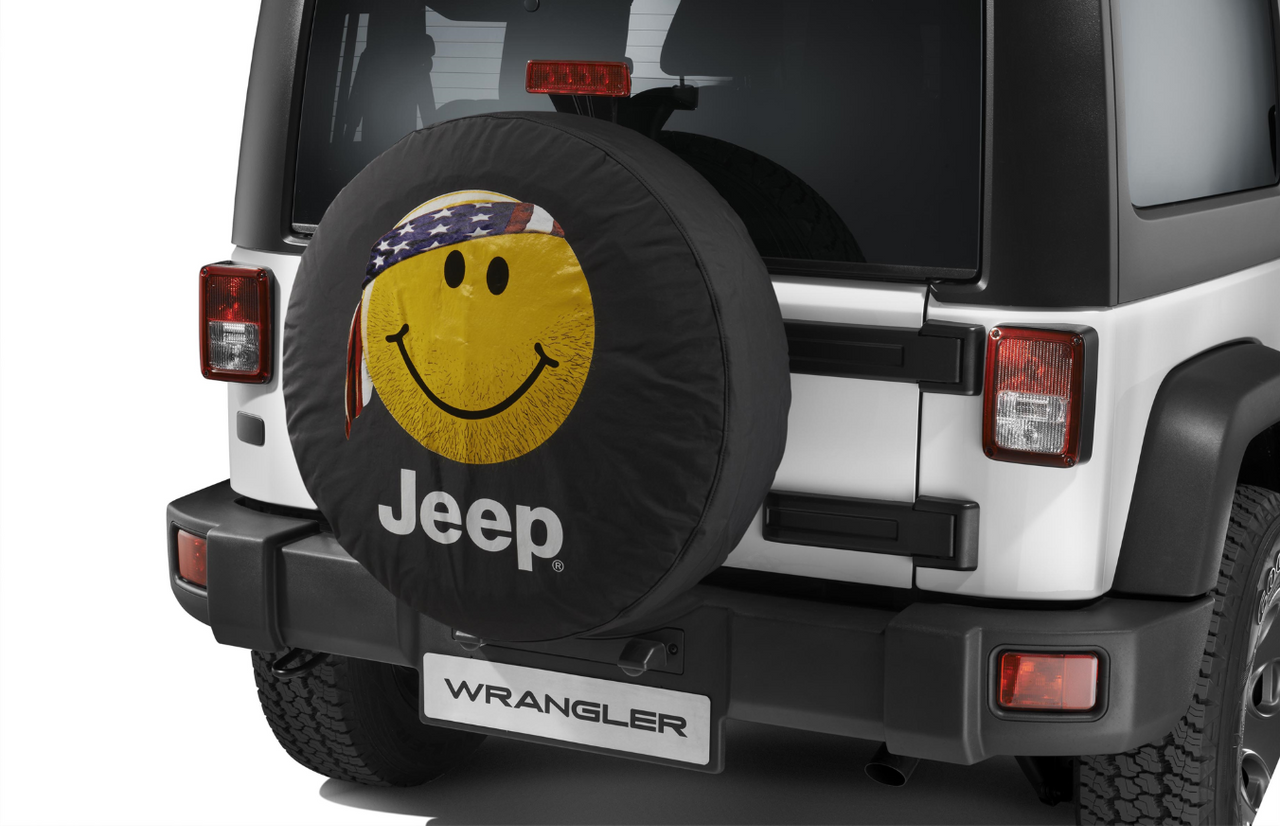 Jeep Wrangler JK - Smiley Face Spare Tyre Cover