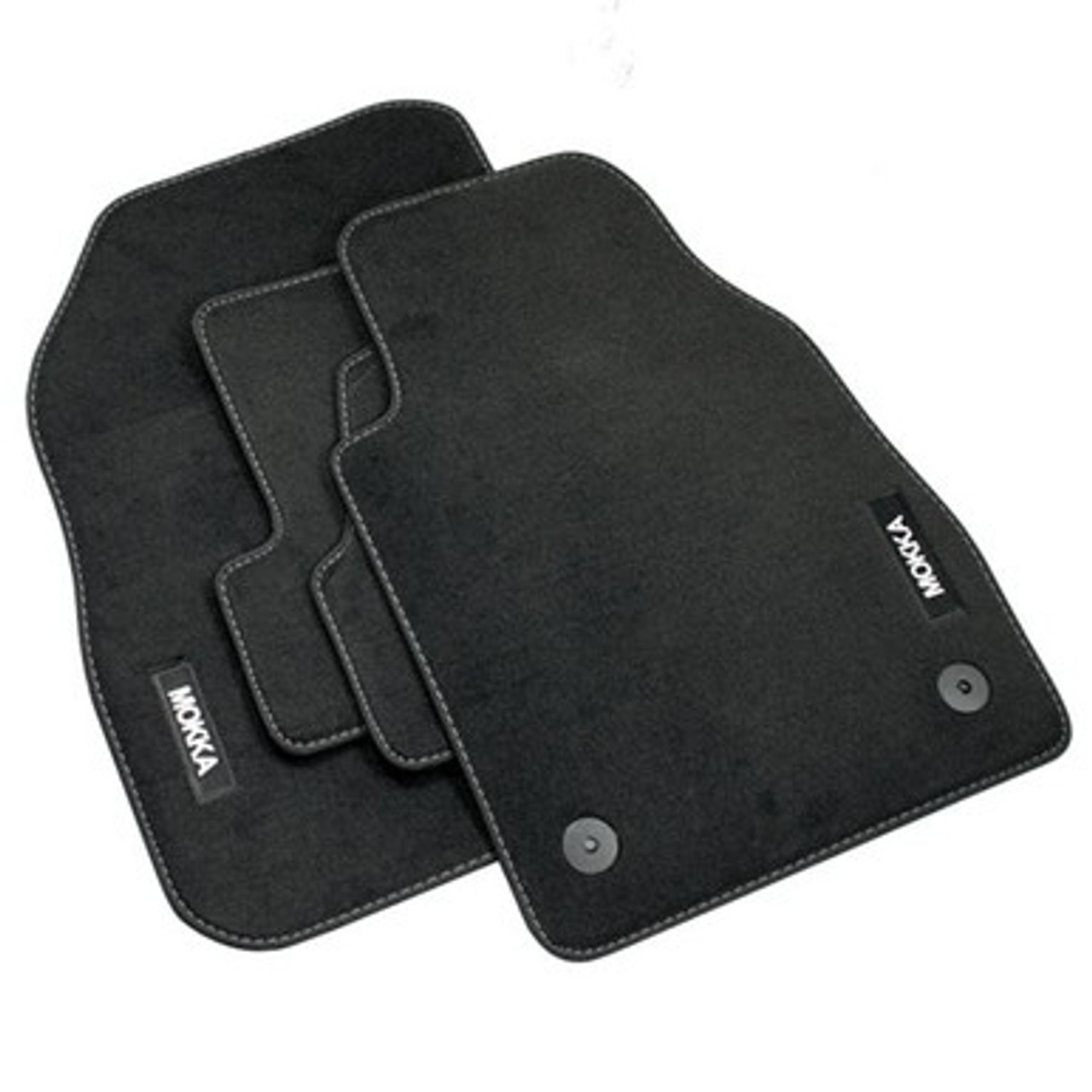 Vauxhall Mokka Mokka X 2014 2017 Set Of Front Rear Carpet Fitted Black Footwell Mats