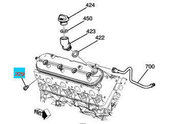 LS2 LS3 LS7 LS9 Plug - Cylinder Core Hole -11610259 - 11610259