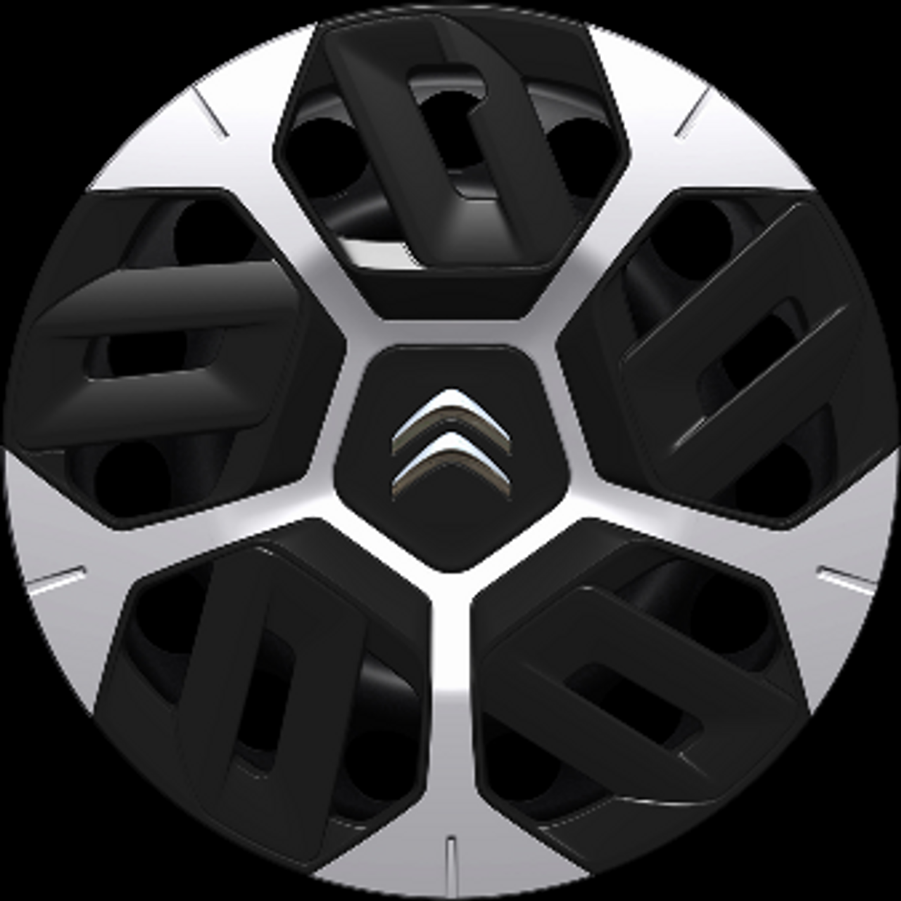 Genuine Citroen C4 C4 X Set Of 4 18 Aerotech Wheel Trims
