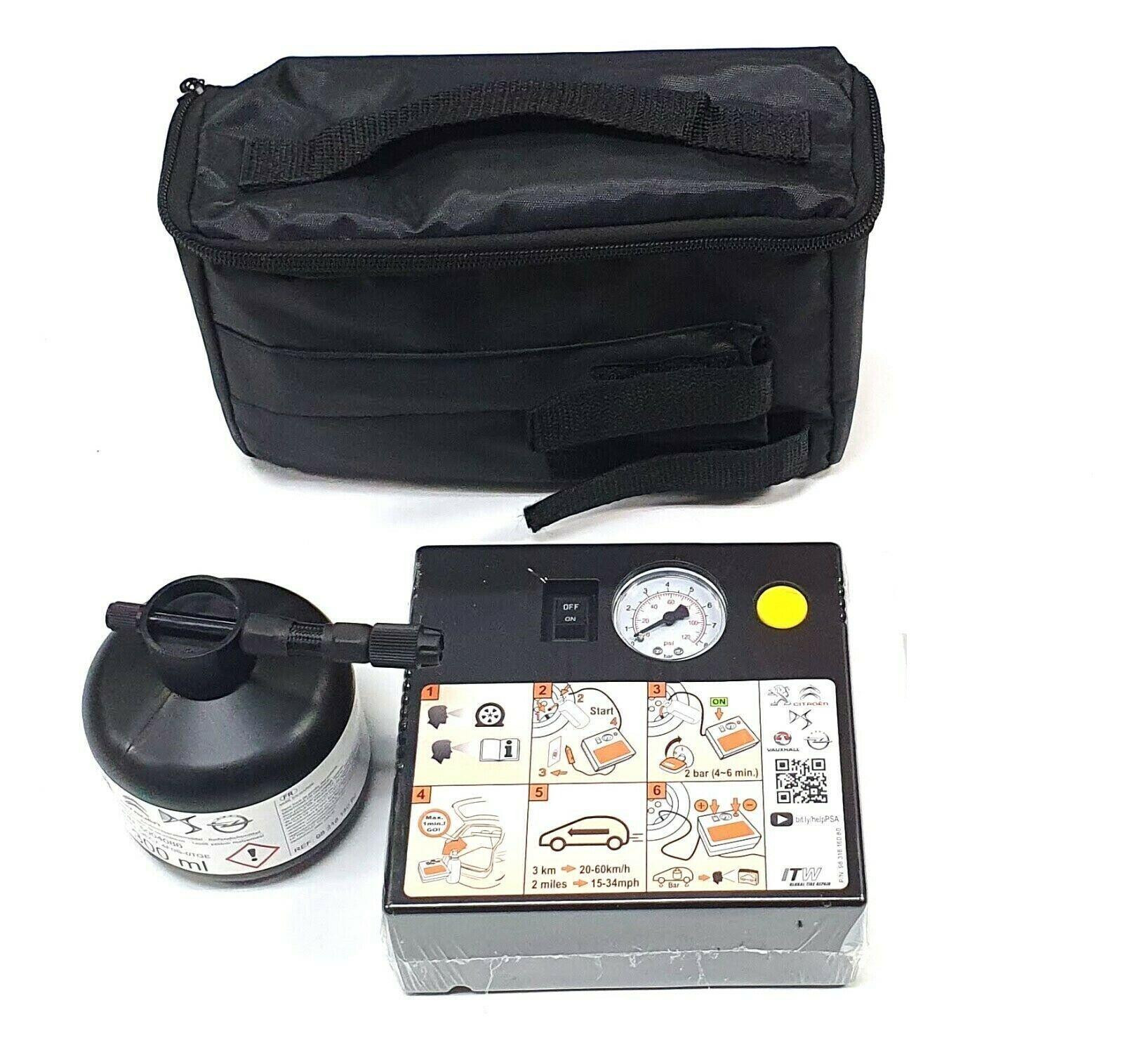 Tyre Puncture Repair Kit Pump Sealant Set - 9831938980