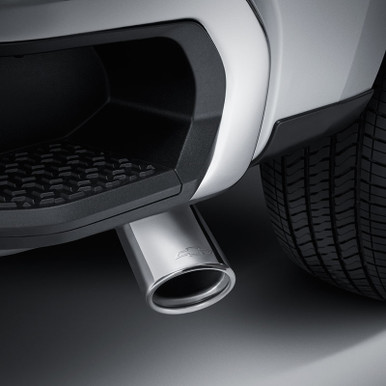 5.3L Single Exit Exhaust Upgrade System with Polished Tip and Bowtie ...