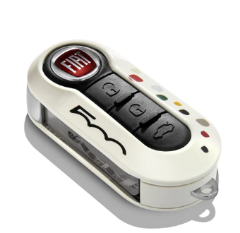 Genuine Fiat 500/ 500L - Key Cover Ivory Colour Therapy