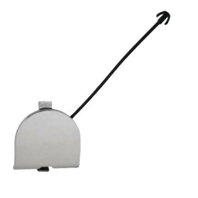 Fiat 500 Rear Bumper 735455393 Towing Eye Cover Chrome -735455393 ...