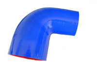 5-ply 90° Blue Silicone Bend Reducer - Mandrel Bending Solutions