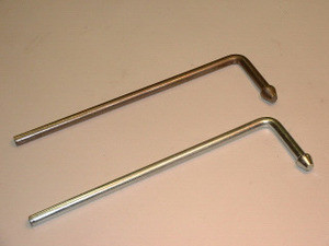 Headed L Rod Hanger, 3/8" Mild Steel - Mandrel Bending Solutions