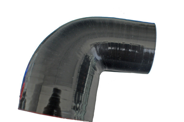 5-ply 90° Black Silicone Bend Reducer - Mandrel Bending Solutions