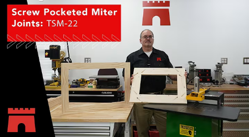 Screw Pocketing Miter Joints - Castle USA