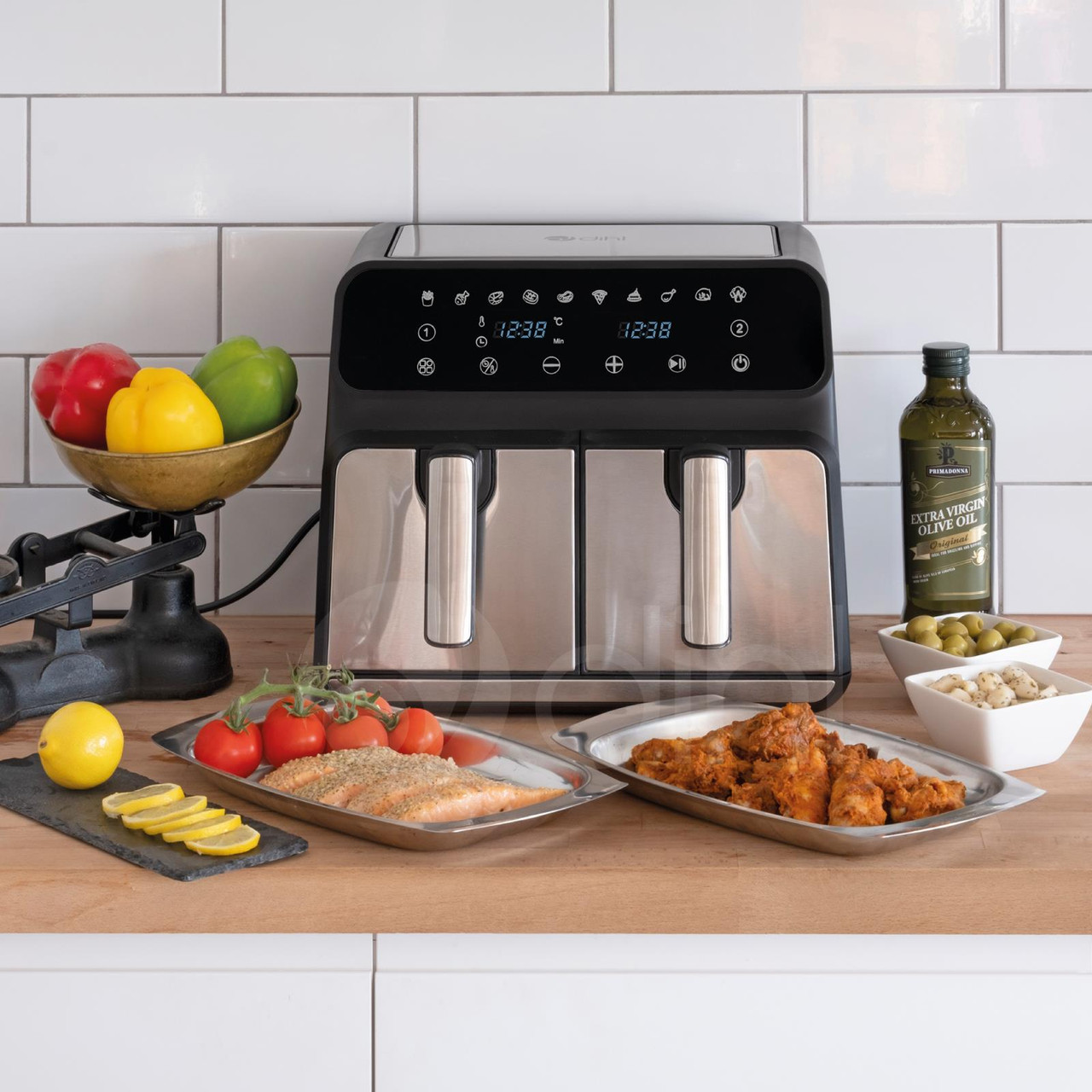 Dihl 8L Dual Zone Rapid Air Fryer - Dihl