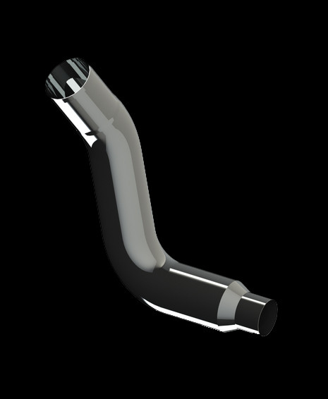 Lincoln Chrome KW07 E14764 Multi-Bend Chrome Elbow