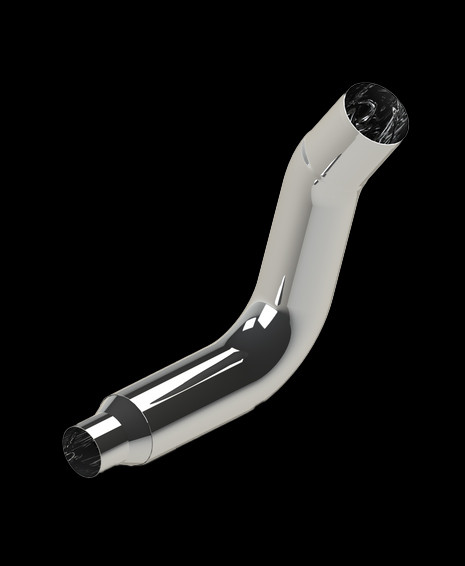 Lincoln Chrome KW07 E14764 Multi-Bend Chrome Elbow