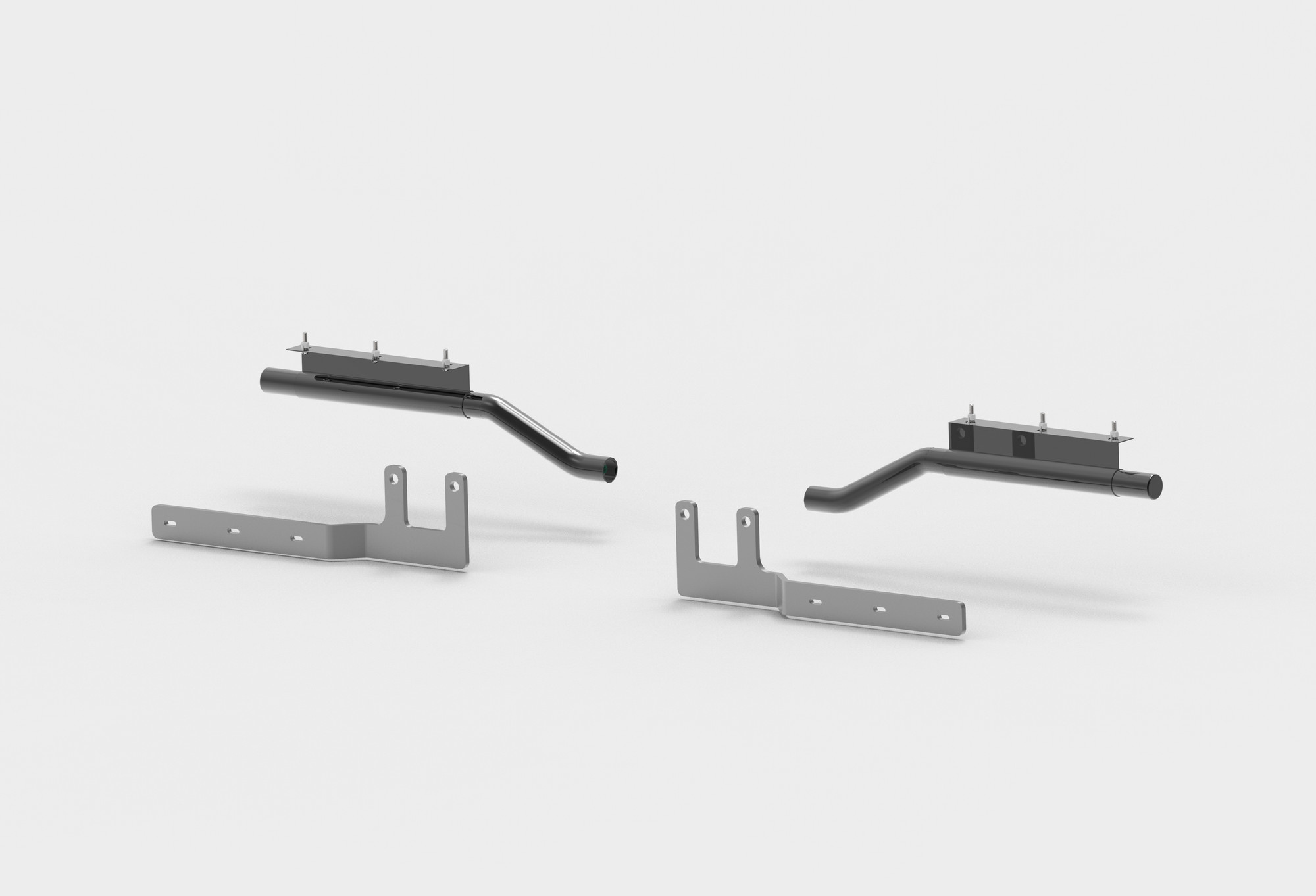 Single Axle Fender Brackets 28" Fender Bracket - Heavy Duty Mounting ...