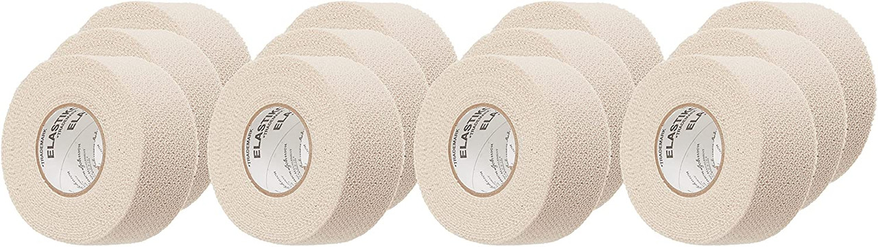 JJ Elastikon (Actimove) Elastic Tape, 1 Inches X 2.5 Yards (12 Rolls/box) - MedicalSupplyMi