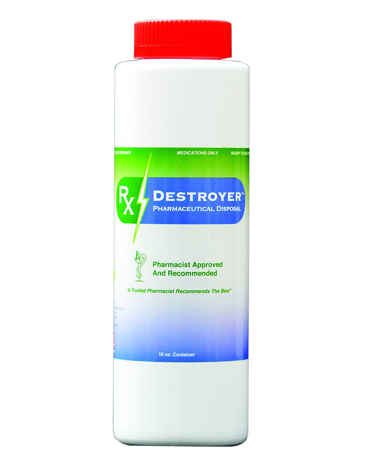 Rx Destroyer Pharmaceutical Disposal System Rx16, 16 Ounces, 1 Each ...